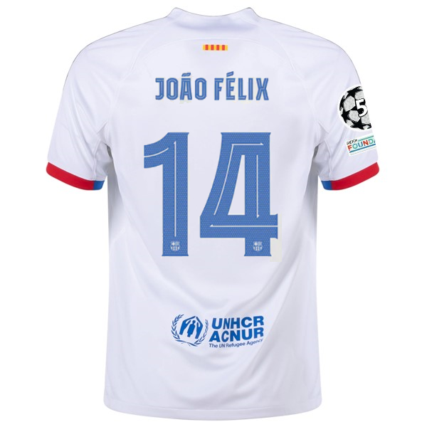 Nike Barcelona João Félix Away Jersey w/ Champions League Patches 23/2 ...